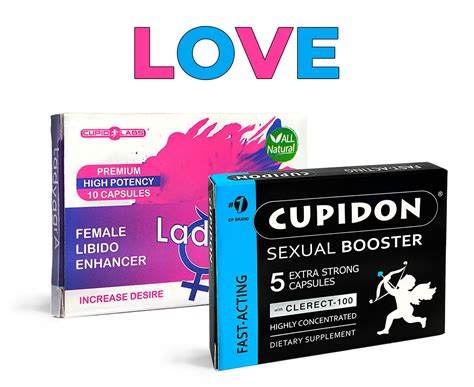 Cupidon 5 Cápsulas De Erección Y Cápsulas De Excitación Ladyagra Para