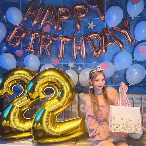 ゆうめろさんのインスタグラム写真 ゆうめろinstagram「22th Birthday 🎂💝 今日22歳の誕生日を迎えました ・ お