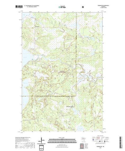 Us Topo 7 5 Minute Map For Pennington Mn American Map Store