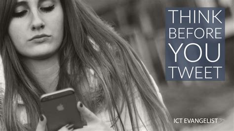 Teachers Think Before You Tweet Ictevangelist
