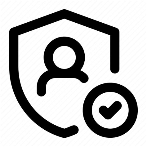 Data Protection Personal Information Secure Security Shield Icon
