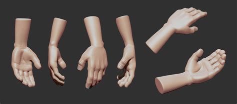 ArtStation Male Hand Sculpt Megan Egglesden Hand Sculpture Male