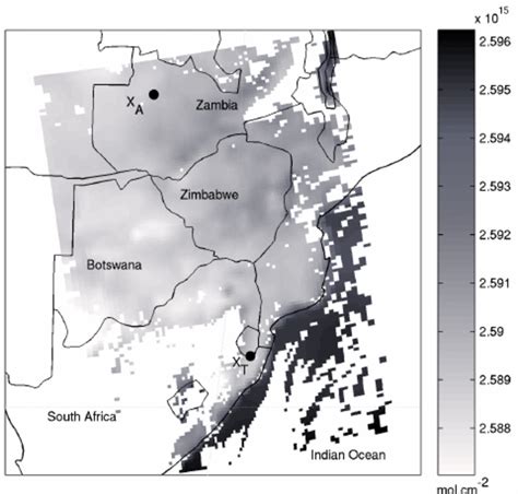 Retrieval Of Ch 4 Total Column Abundance B0001 For An Entire