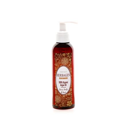 Ulei De Masaj Argan 100 Organic Pentru Ten Corp și Păr Herbagen