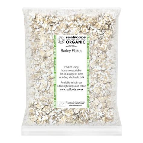Organic Barley Flakes From Real Foods Buy Bulk Wholesale Online