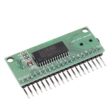 16 Channel DTMF MT8870 Audio Decoder Board Phone Voice Decoding