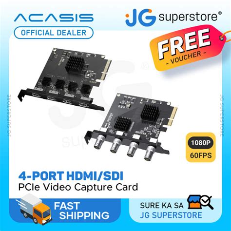 ACASIS 4 Port HDMI SDI 1080p 60fps Quad Channel PCIe Video Internal