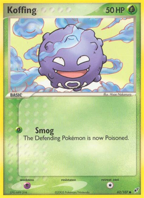 Koffing Ex Deoxys Pokemon Card Pikawiz