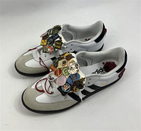Souvenir X Adidas Samba Vintage Pin Trainers Size Uk9 5 Us10 Ebay