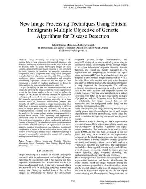 New Image Processing Techniques Using Elitism Immigrants Multiple