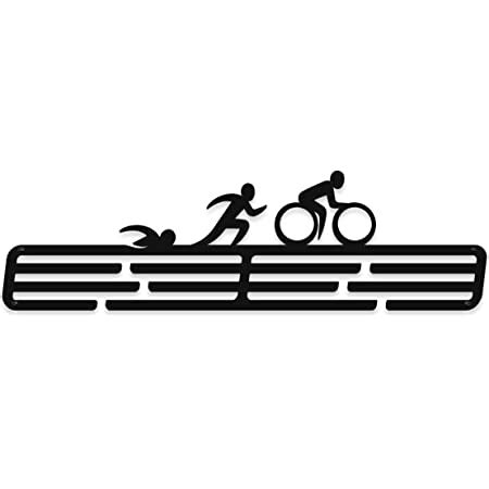 Qthrone Porte Medaille la Triathlon Double Cintre de Médaille de