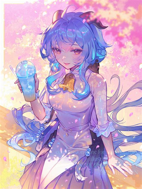 Ganyu Genshin Impact Drawn By Orange Sekaii Danbooru