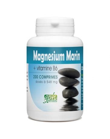 Morning magnesium + natural vitamin B6 extracted from sea salt