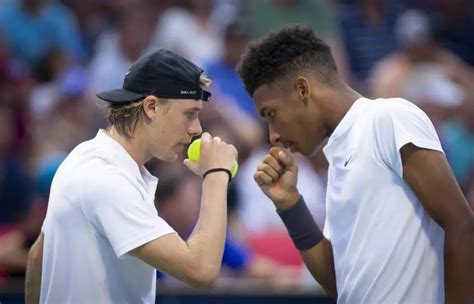 Auger Aliassime Et Shapovalov Ensemble En Double à Barcelone