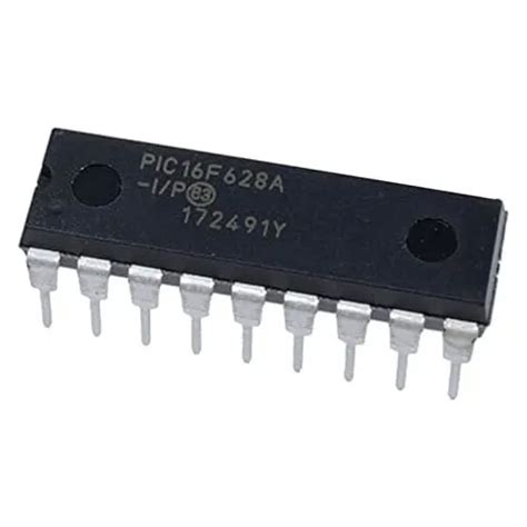 microcontrolador microchip pic16f628a i p pdip 18