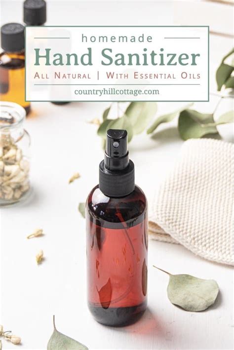 Diy Hand Sanitizer Homemade Hand Rub With Essential Oils