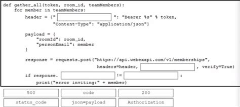 A Developer Is Creating A Python Function That Adds Network Engineers