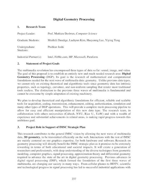 Pdf Digital Geometry Processing Infolab · Modeling Computer