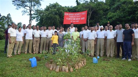 BSF MEGHALAYA On Twitter Joining Hands For A Greener Future On
