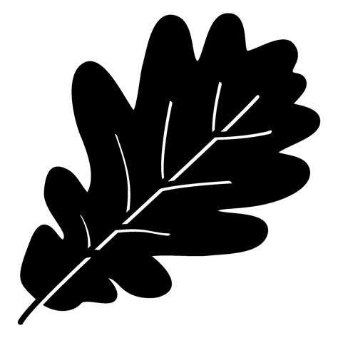 Oak Leaf Icon 29095681 Vector Art At Vecteezy