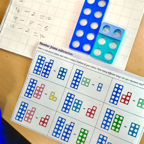 Number Frame Subtraction Numicon Ks1 Maths Mastery Addition And Subtraction Addition And
