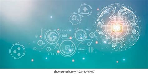 Edge Computing Iot Devices Concept Localized Stock Illustration