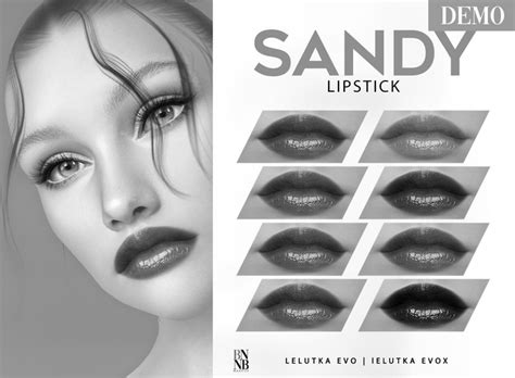 Second Life Marketplace Bnnb Makeup Demo Sandy Lipstick