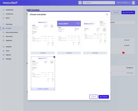 Custom Templates Invoiceshelf Open Source Documentation