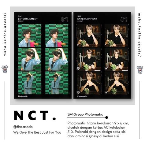 Jual NCT 127 Photomatic 8 5x5 5 Cm Photocard Polaroid NCT WAYV