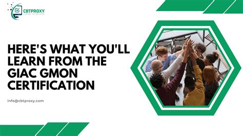 Heres What Youll Learn From The Giac Gmon Certification • Cbtproxy