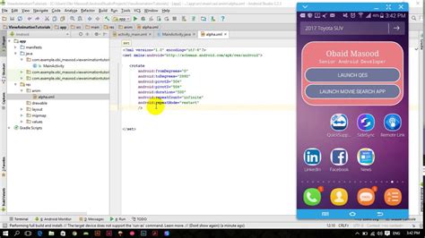 Android Animation Series Tutorial 5 Scale Animation View Animations