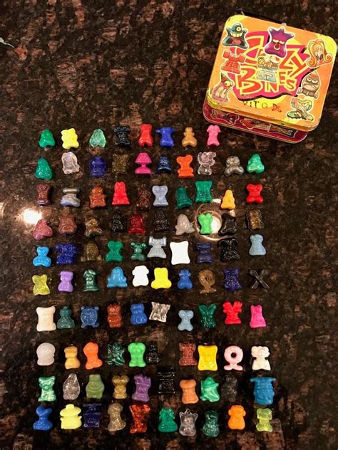 Complete Set 98 Classic Crazy Bones Lot Rare 1928574374