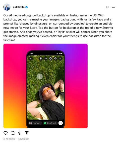 Instagram Adds Generative AI That Swaps Image Backgrounds Ico Investor