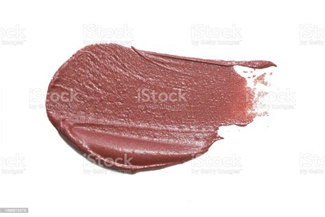 흰색 배경에 고립 된 갈색 크리미 한 메이크업 샘플 장식 화장품 얼룩 질감에 대한 스톡 사진 및 기타 이미지 질감 0명