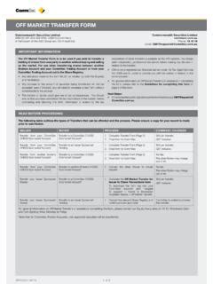 Off Market Transfer Form Commsec Off Market Transfer Form Commsec