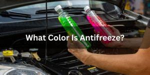 What Color is Antifreeze? Does Engine Coolant Color Matter?