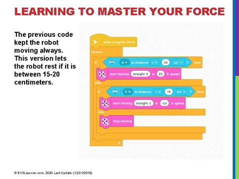 Beginner Programming Lesson Ev 3 Classroom Ultrasonic Sensor