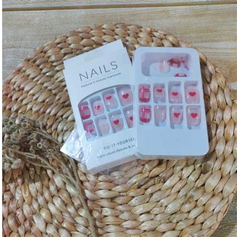 Jual Kuku Palsu Isi 12pcs Lem Shopee Indonesia