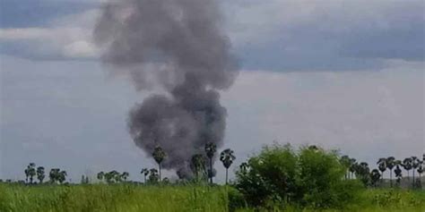 ဆားလင်းကြီးတွင် စစ်တပ်ပစ်ခတ်မှုကြောင့် နေအိမ် ၁ လုံး မီးလောင်ပျက်စီး