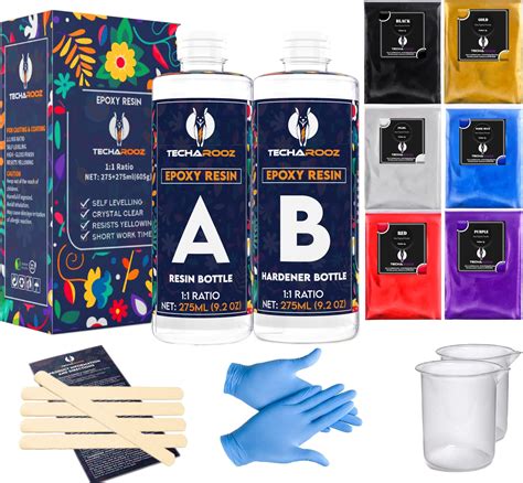 Epoxy Resin Crystal Clear Kit Techarooz Australia Casting Resin Non