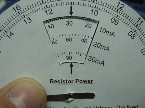 Led Resistor Selector Dial