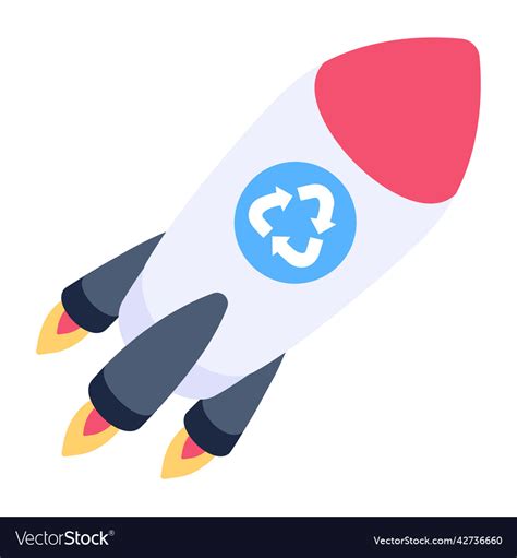 Rocket Royalty Free Vector Image Vectorstock