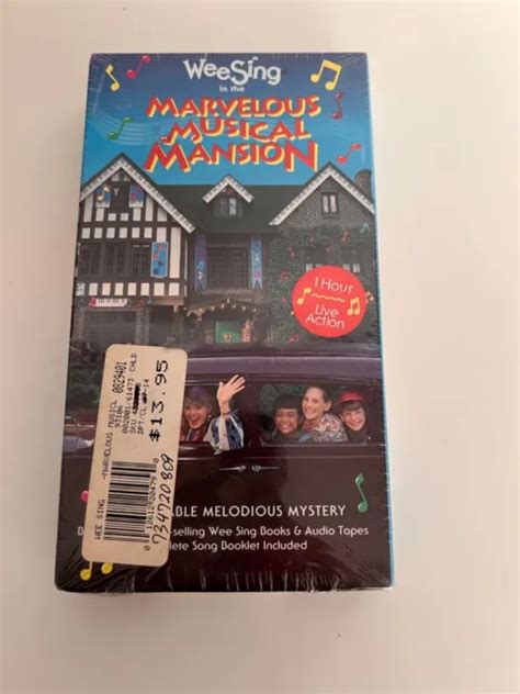 Wee Sing Marvelous Musical Mansion Brand New Sealed Vhs 1992 Price
