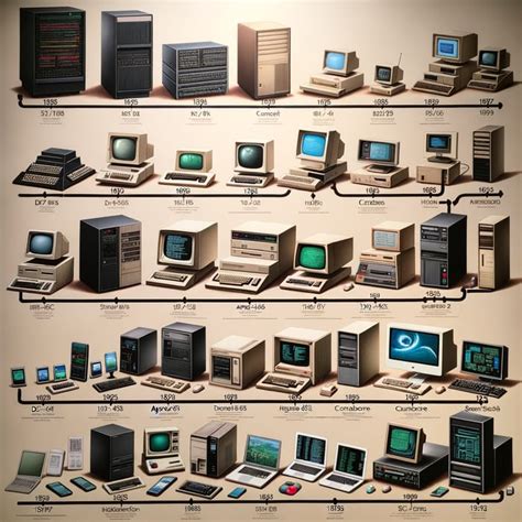 A Timeline Of Computer System Evolution Ai Art Generator Easy Peasyai
