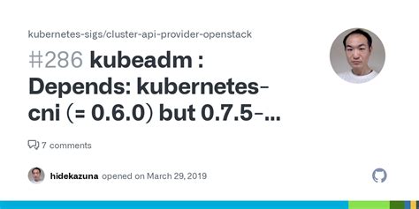 Kubeadm Depends Kubernetes Cni But Is To Be Installed Issue