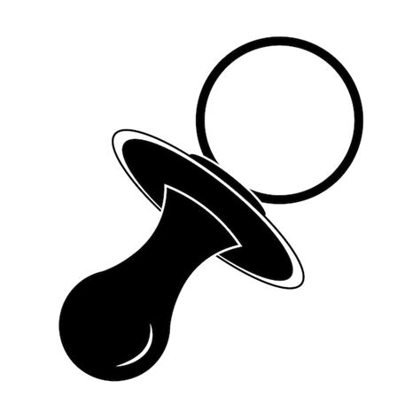 Premium Vector Baby Pacifier Icon Logo Vector Design Template