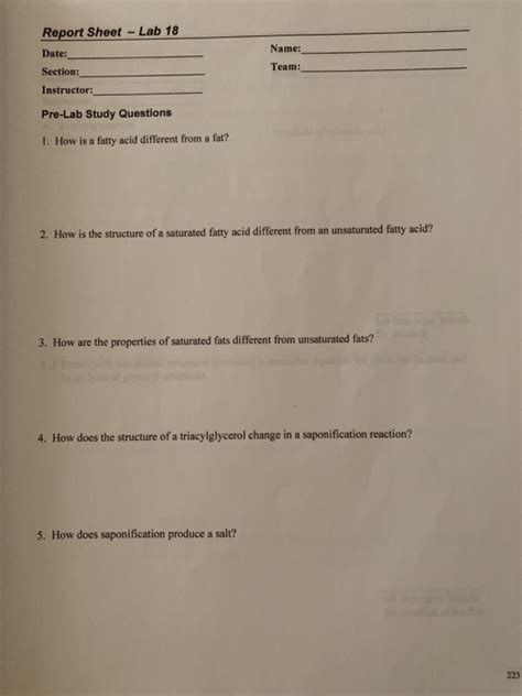 solved report sheet lab 18 date section instructor