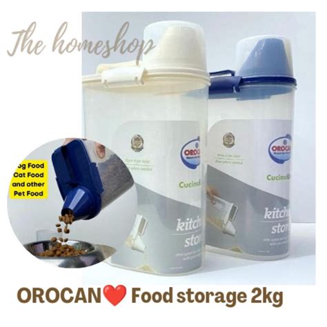 Orocan Food Storage Food Containercereal Container 2kg Shopee Malaysia