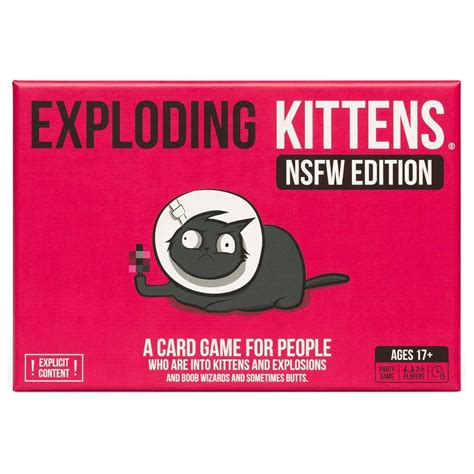 Exploding Kittens Nsfw Edition Adult Card Game Smyths Toys Uk