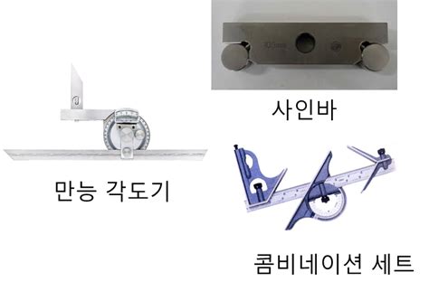각도 측정구의 종류 및 특징
